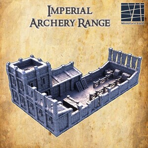 Imperial Archery Range: Medieval Military Outpost for D&D, Model ...