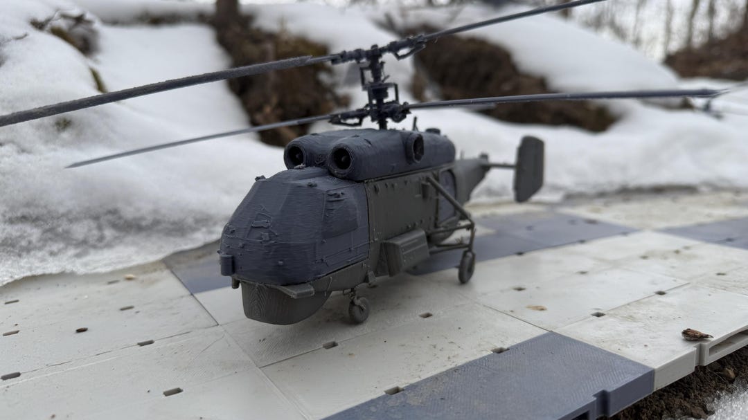 Kamov Ka-27, Cold War, Helicopter, Russian, Tabletop Terrain, Tabletop ...
