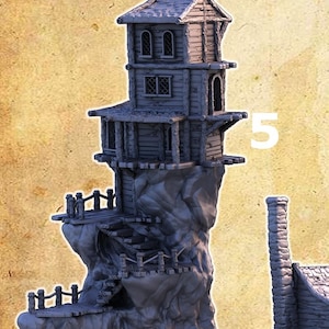 Cliffside Slum Houses - Complete Collection or Individual Pieces for ...