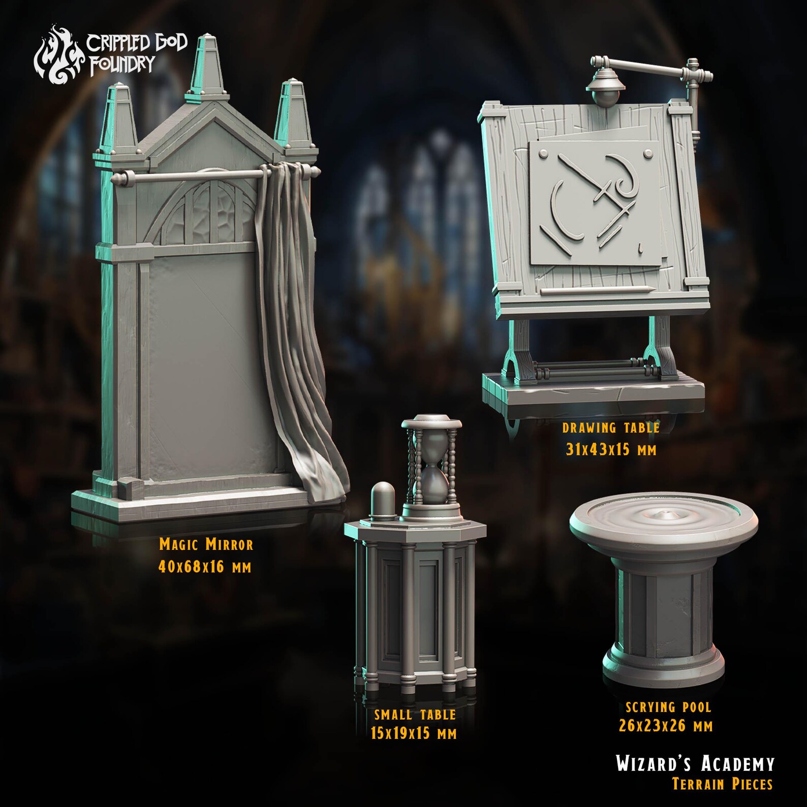 Wizard’s Academy: Arcane Study Furniture & Magical Classroom Terrain ...