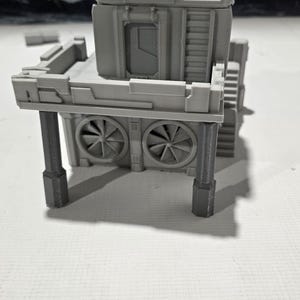 2 Story Outpost Neo City, Outpost, Building#2, , Industrial, Sci-fi ...