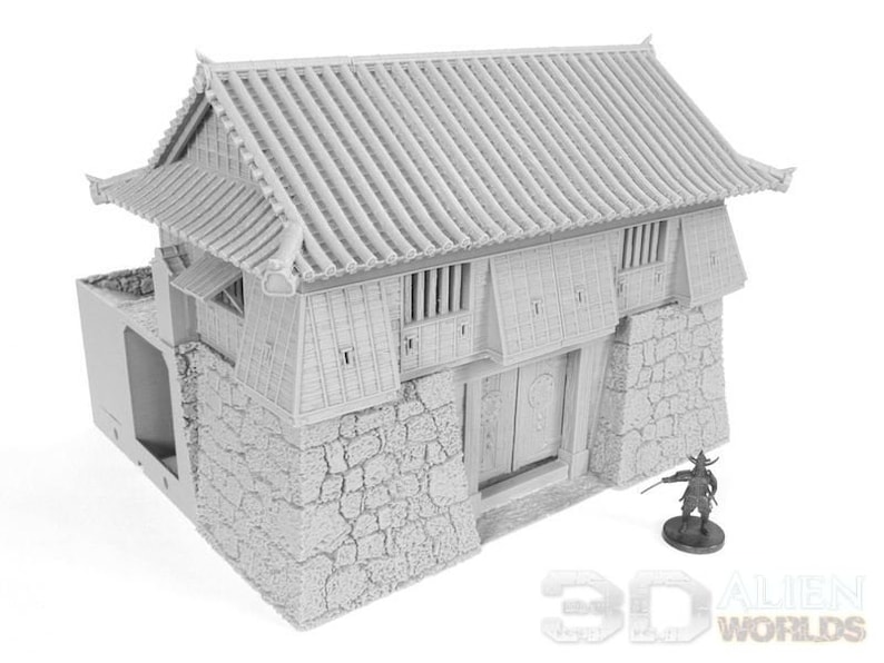 Samurai, Castle Gate & Tower, Gate Tower, Samurai Gate, Samurai Castle ...