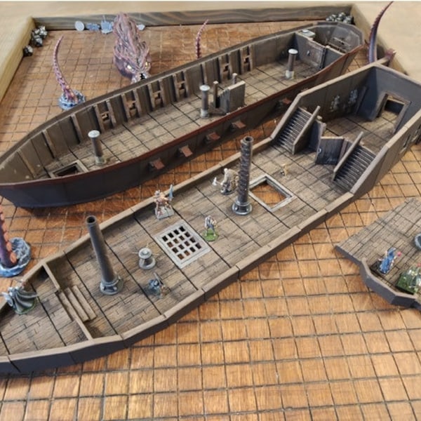 Pirate Ship Board Game - Etsy