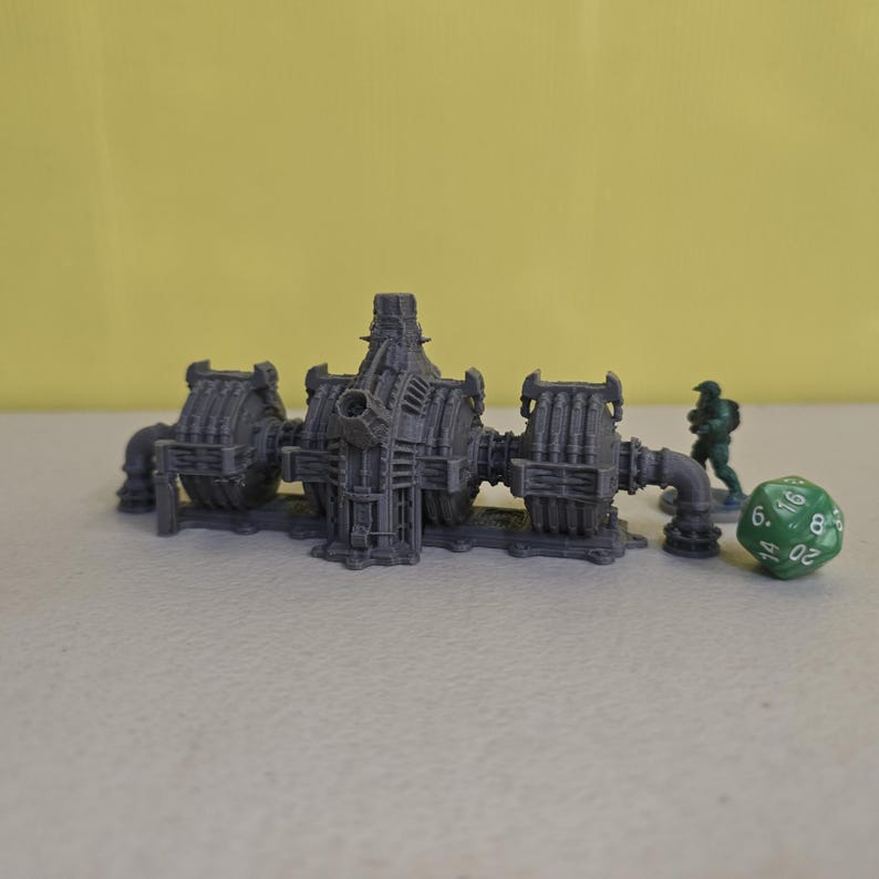 Grimdark Generators 28mm – 3D Printed Unpainted PLA Terrain Building ...