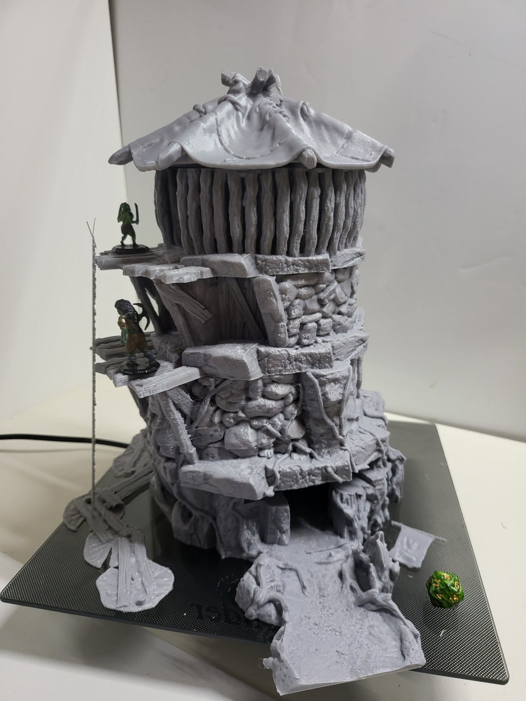 4 Story Goblin Swamp Tower 28mm Terrain - - Dungeons and Dragons - 28mm ...