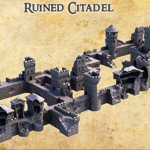 Ruined Citadel: Medieval Fortress - Modular Terrain for Fantasy and ...