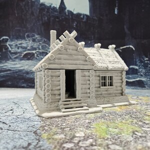 Forest Cabin Set 8 Buildings, Forest Town Set - Etsy