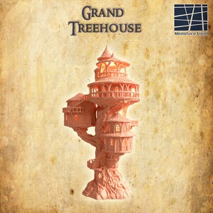 Grand Tree House, Tree Palace, 7 Levels - Etsy