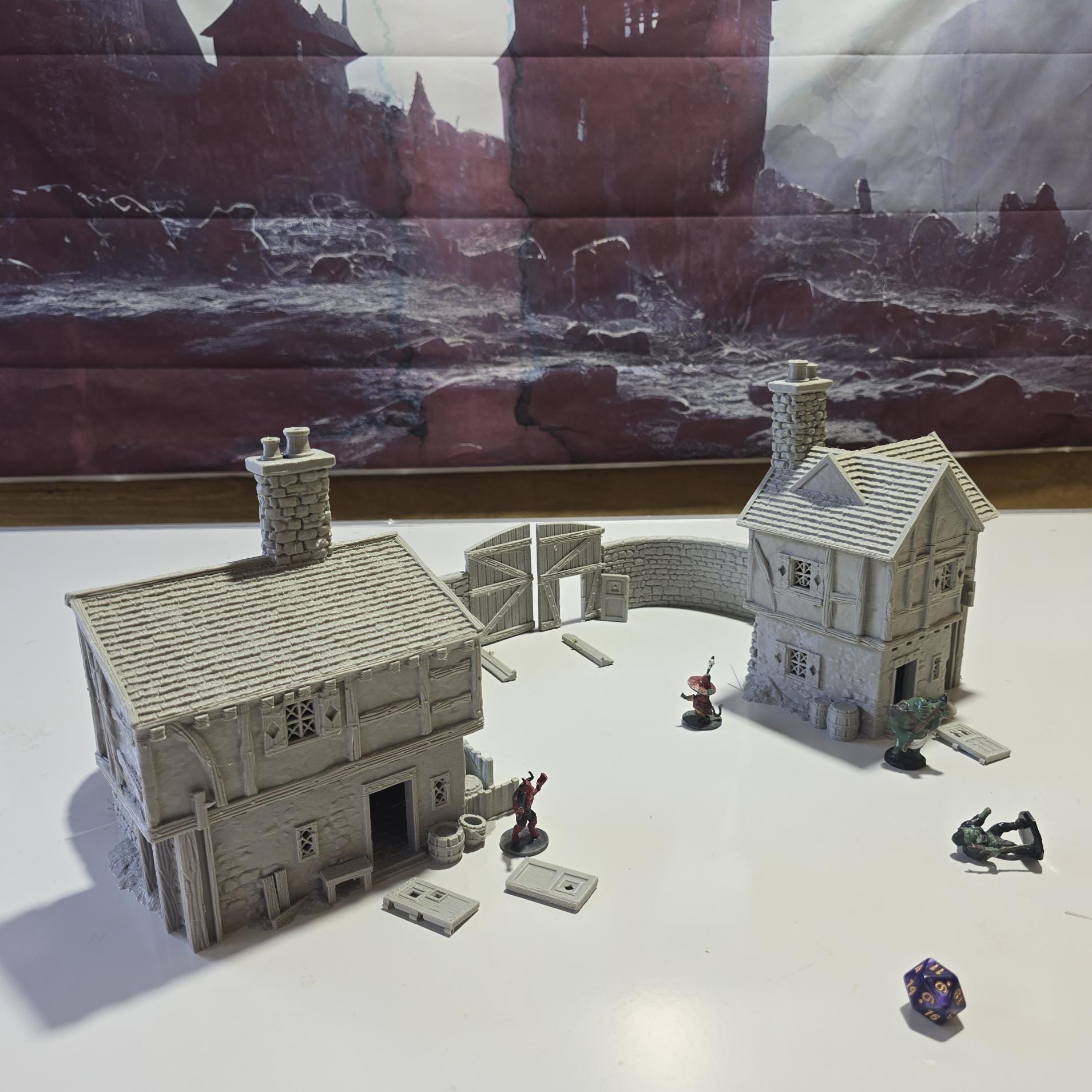 Briarwood Gatehouse, Gate House, Dark Realms, 28mm - Etsy