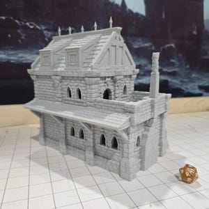 Large Merchant House: Medieval Tudor Style Manor for Role-playing and ...