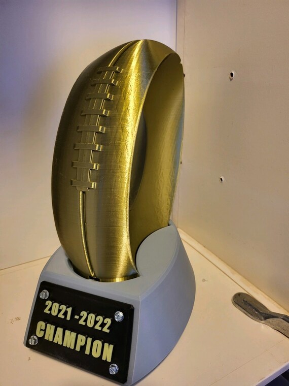 First Place Trophy Football