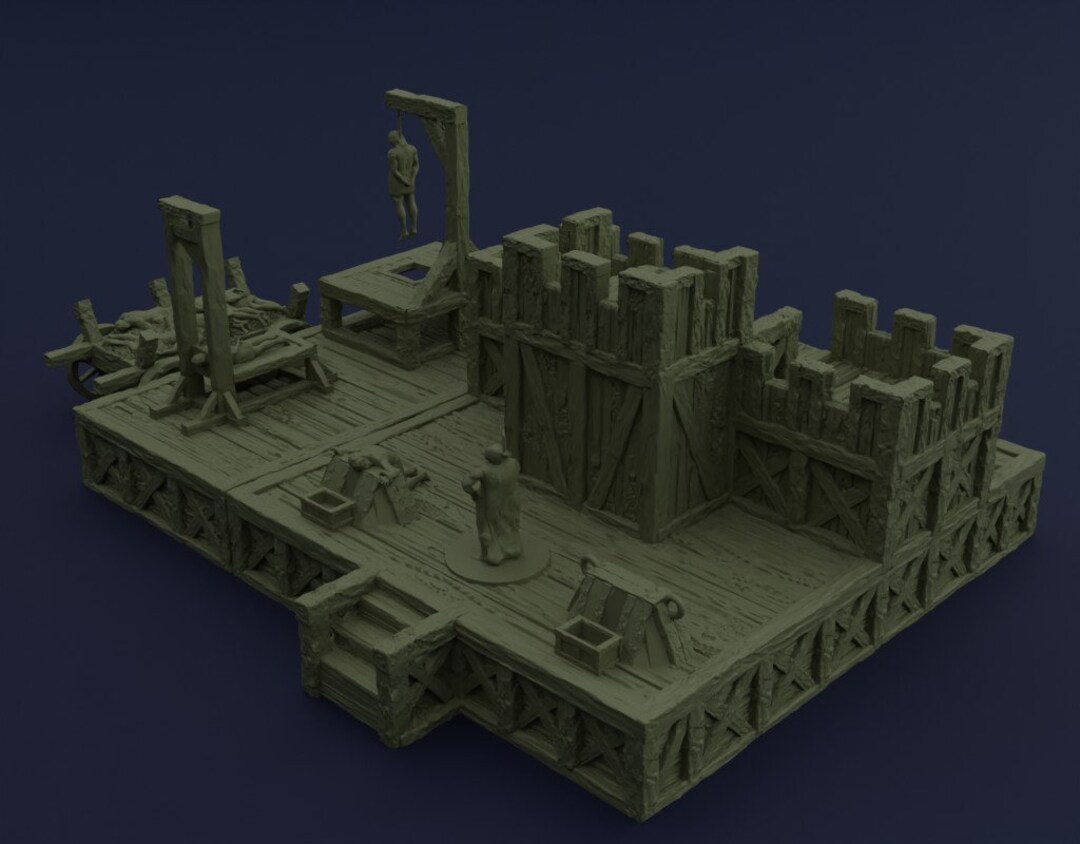 Execution Field , Execution Grounds, Execution Buildings, Gallows - Etsy