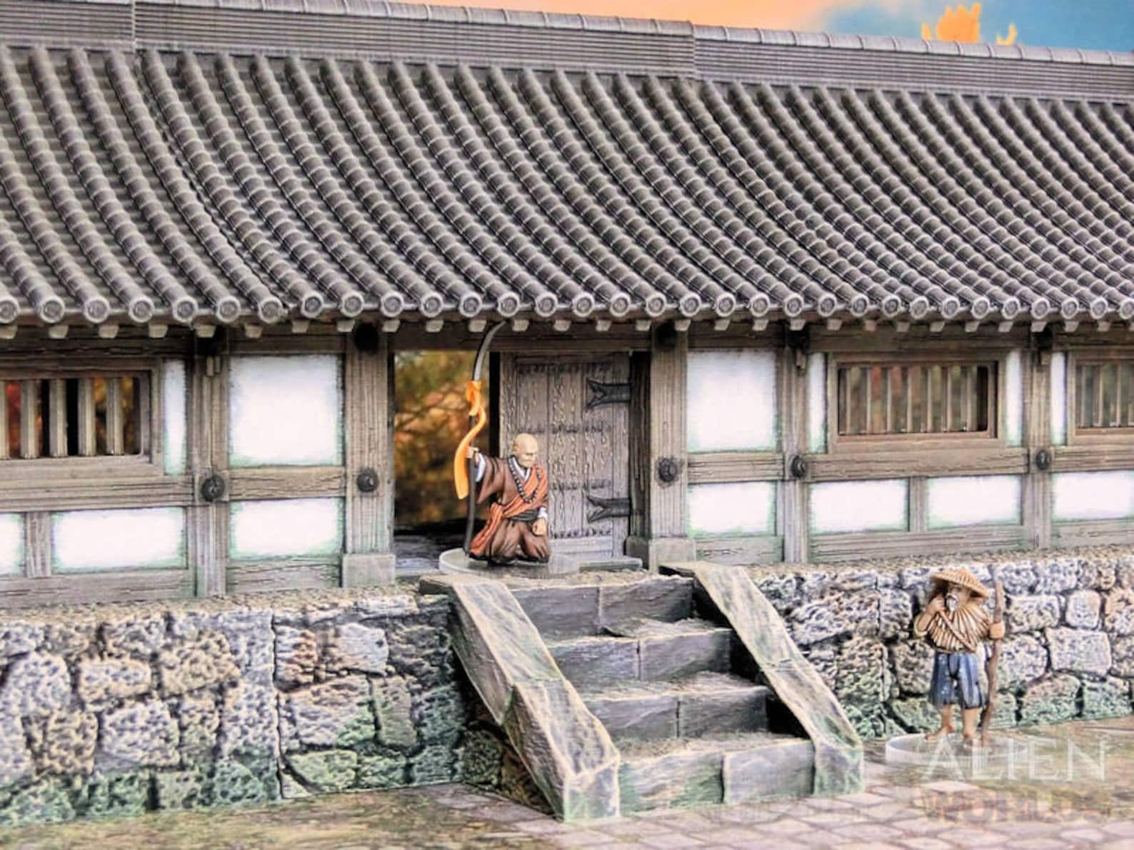 Samurai Temple Walls, Samurai Walls, Temple Walls, Dungeons and Dragons ...