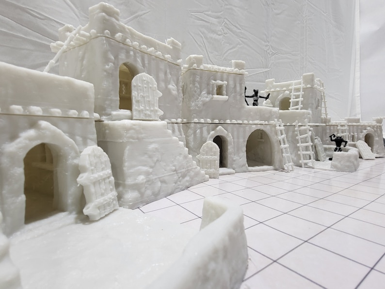 Desert Mud House Set for Dnd, Pathfinder, War Gaming - 6 Tabletop RPG ...