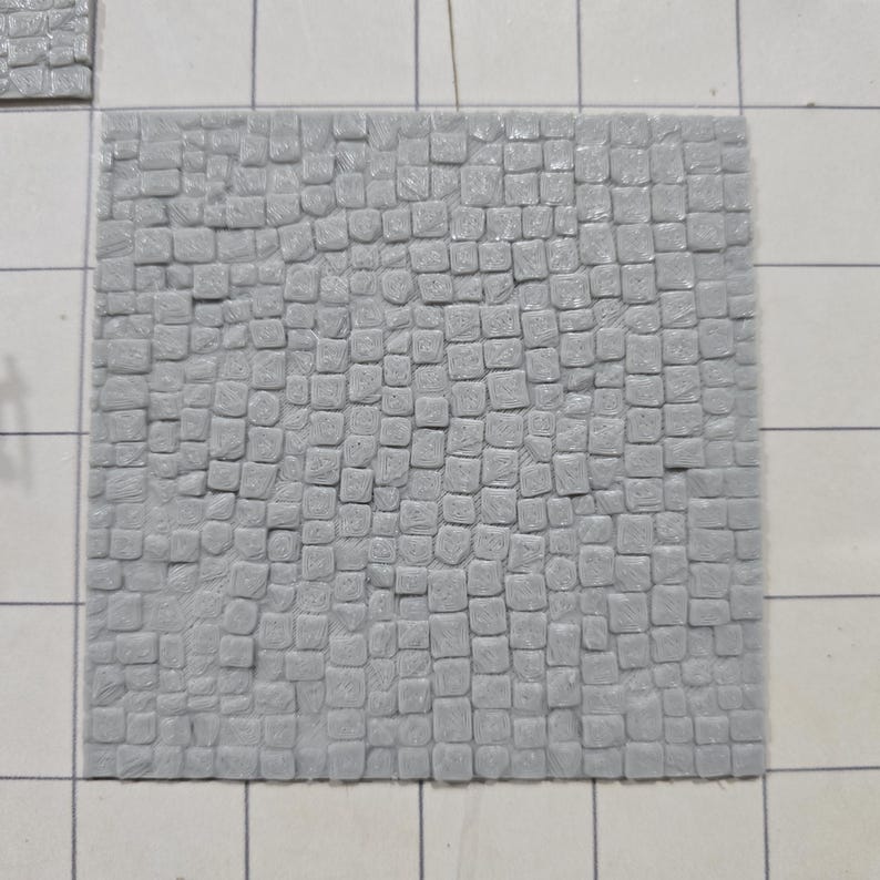 Coblestone Road Tiles, (set of 5) 4x4 Roads, Cobblestone - Etsy