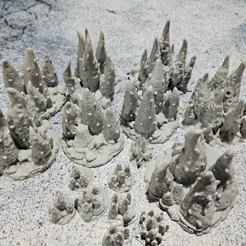 Fungal Clusters, Infected Terrain, Shrooms, Mushroom Core Caverns - Etsy
