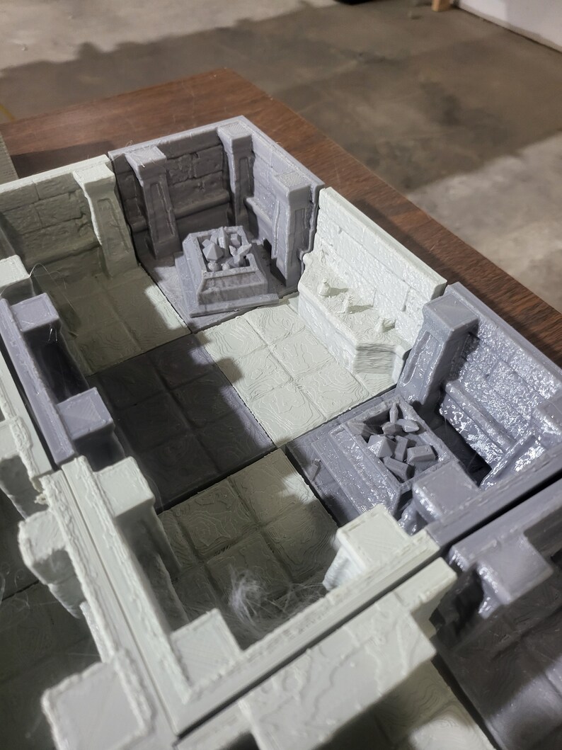 Modular Desert Tomb for Dnd, Pathfinder, and Wargaming - Etsy