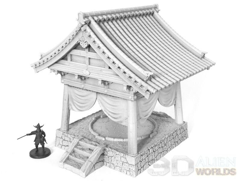Samurai Sumo Ring Dnd Miniature Wargaming Terrain Dungeons - Etsy
