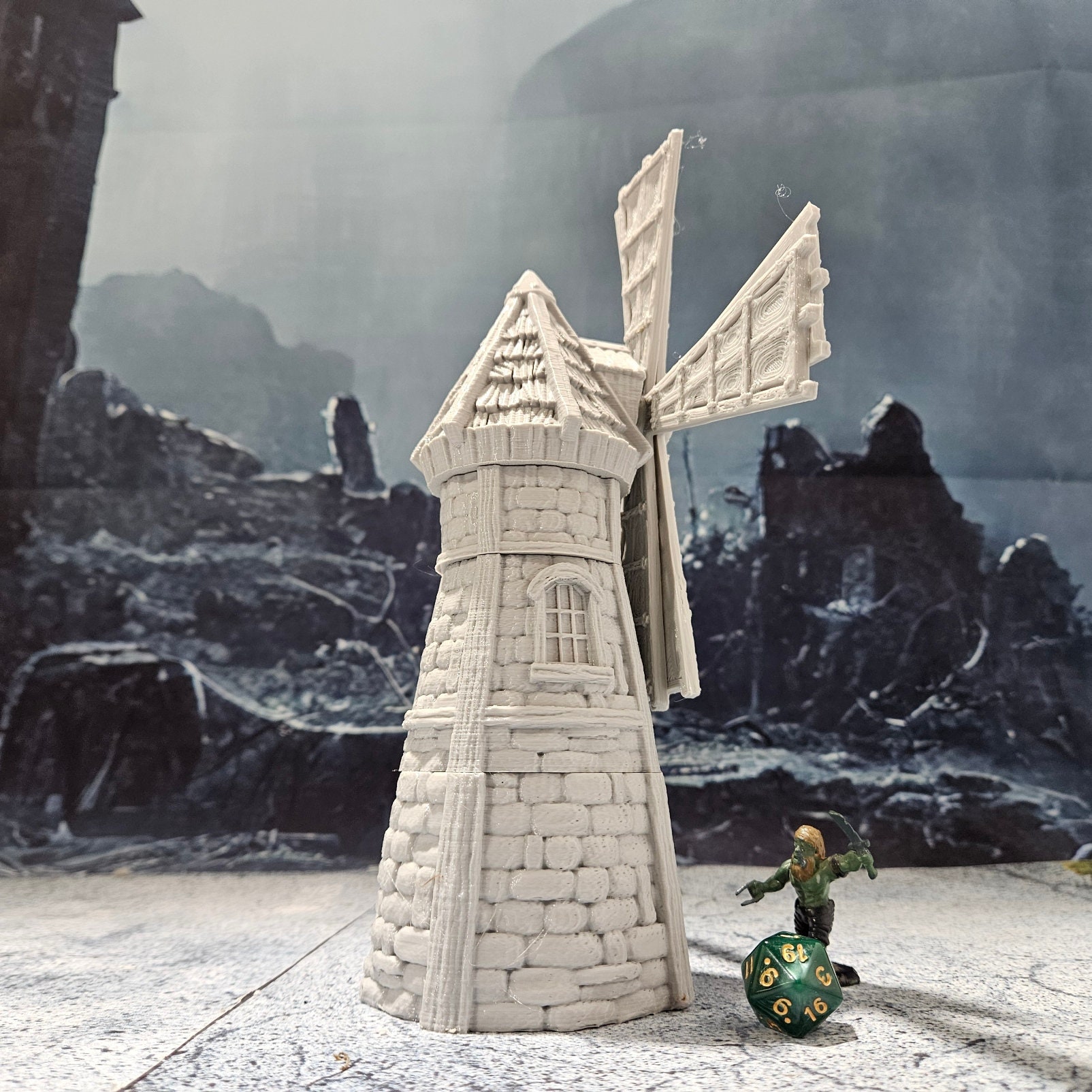 Stormhill Windmill, Tabletop Gaming, 28mm Scale, Stormhill City, City ...
