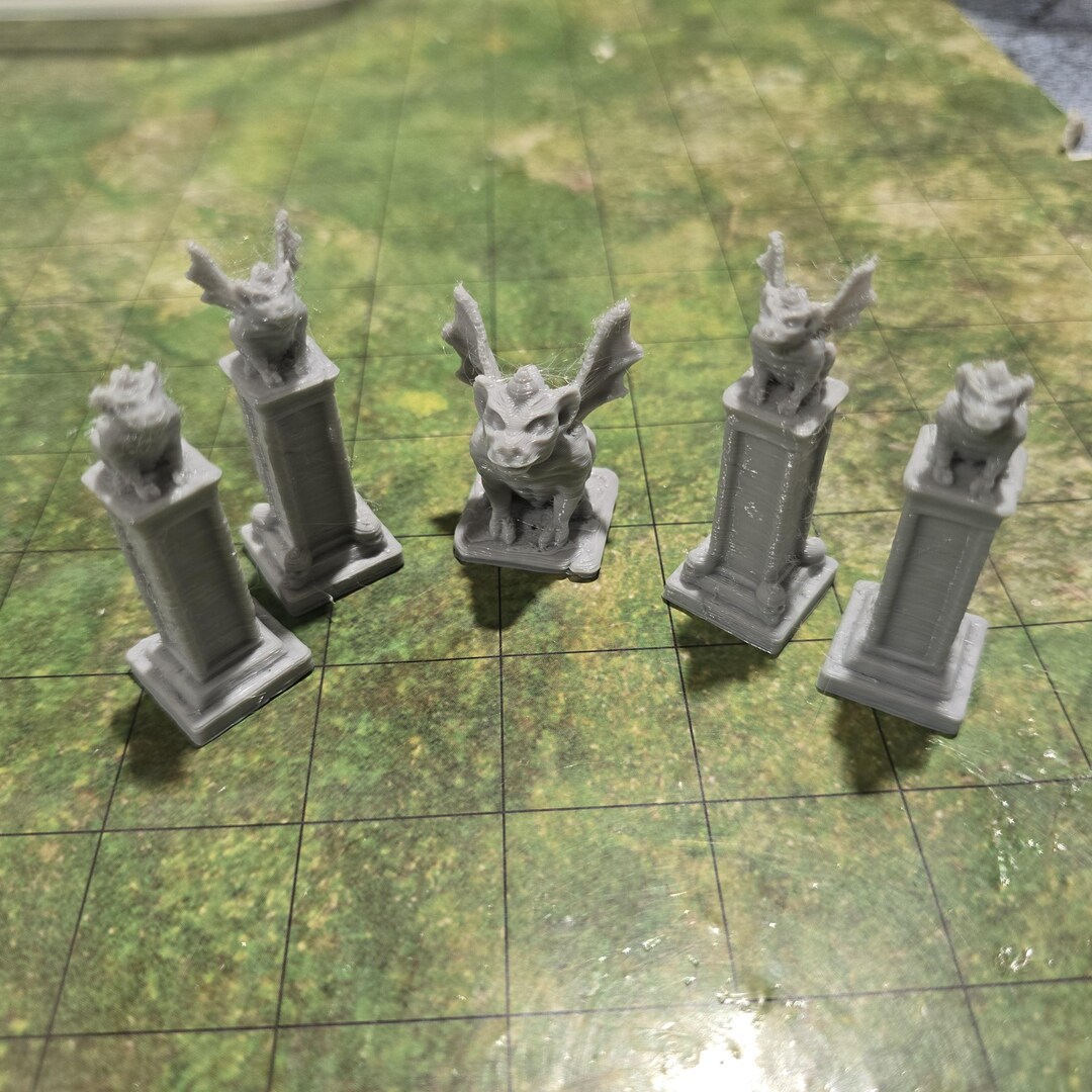 Gargoyle Set, Salmystia Cemetery, Dungeons and Dragons, Cemetery ...