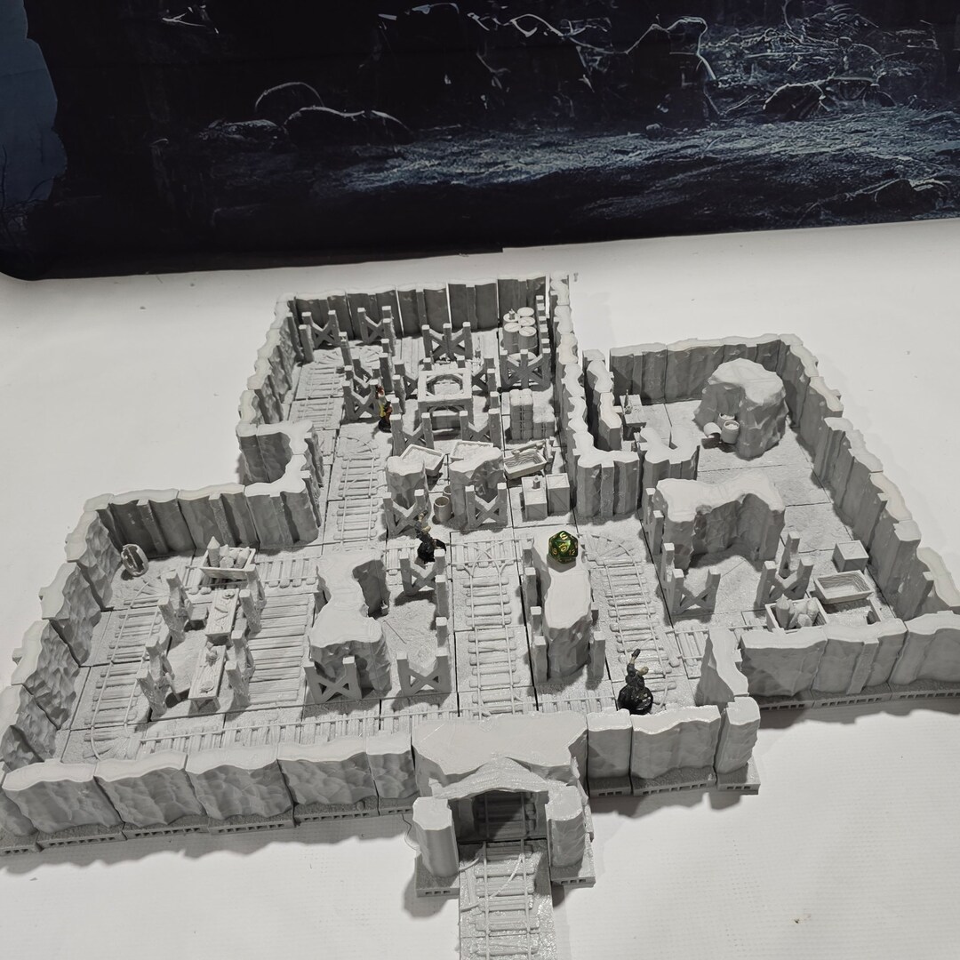 Desert Mine - Old Mineshaft for Dnd, Pathfinder, and Wargaming - Etsy