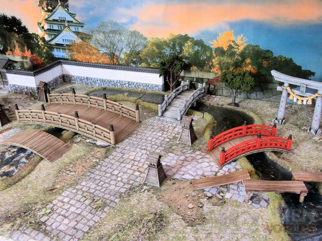 Samurai Bridges Set, 5 Bridges Set, Japanese, Samurai, Dungeons and ...