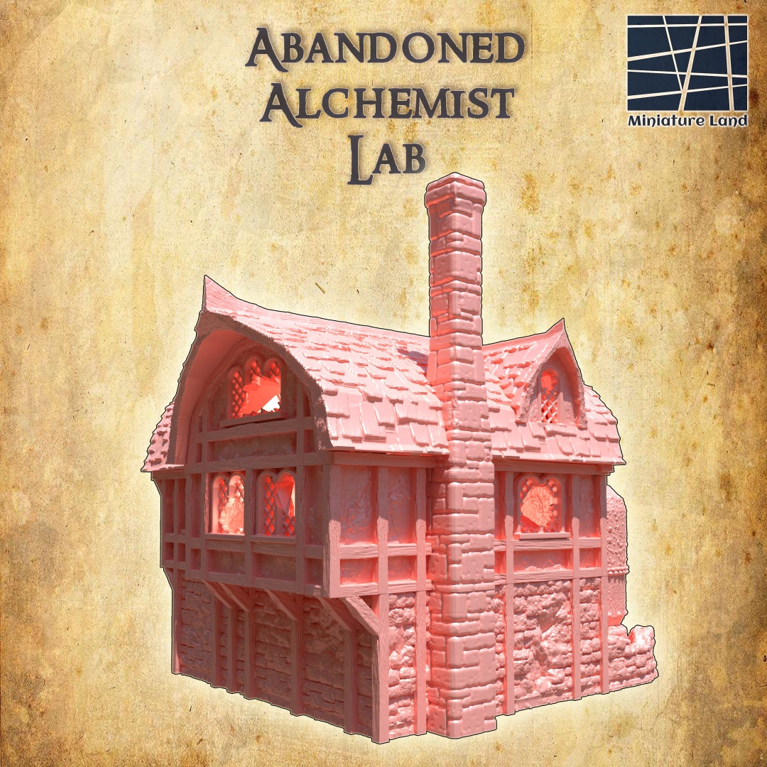 Ruined Alchemist Lab, Ruined Lab - Etsy