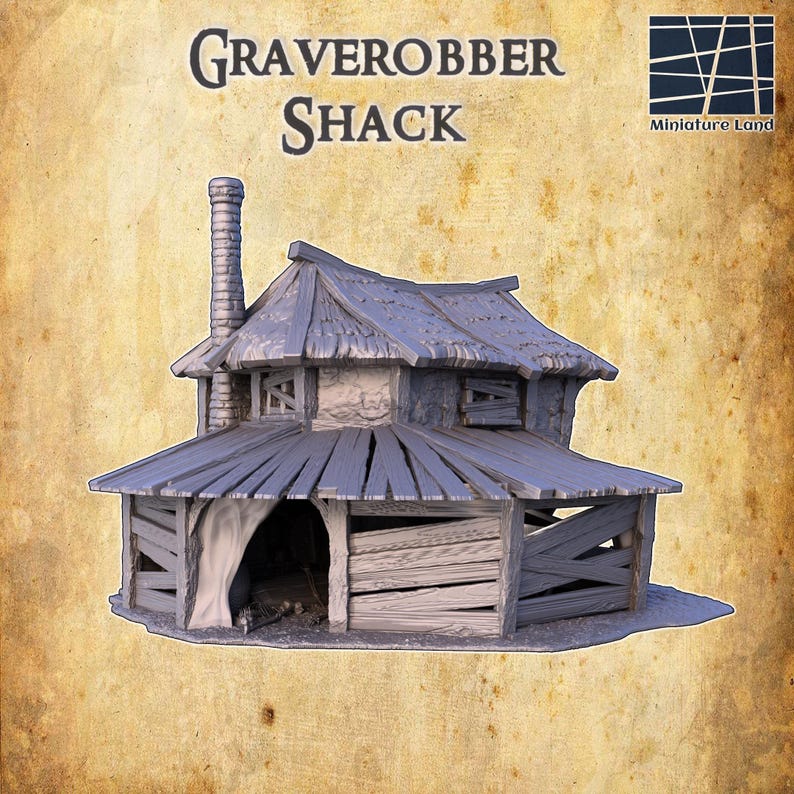 Graverobber Shack: Medieval Era Workhouse Perfect for Dark Fantasy ...