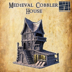 Cobblers House, Medieval Cobbler, Cobbler, Shoemaker - Etsy