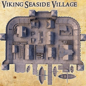 Viking Seaside Village, Viking Village Set, Village Set - Etsy