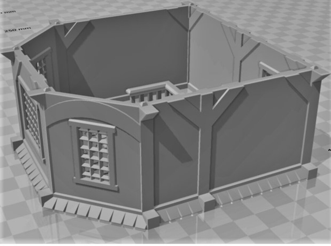 Enchanted House, Powerful Wizard, Mage House, 28mm Scale, , Dungeons ...