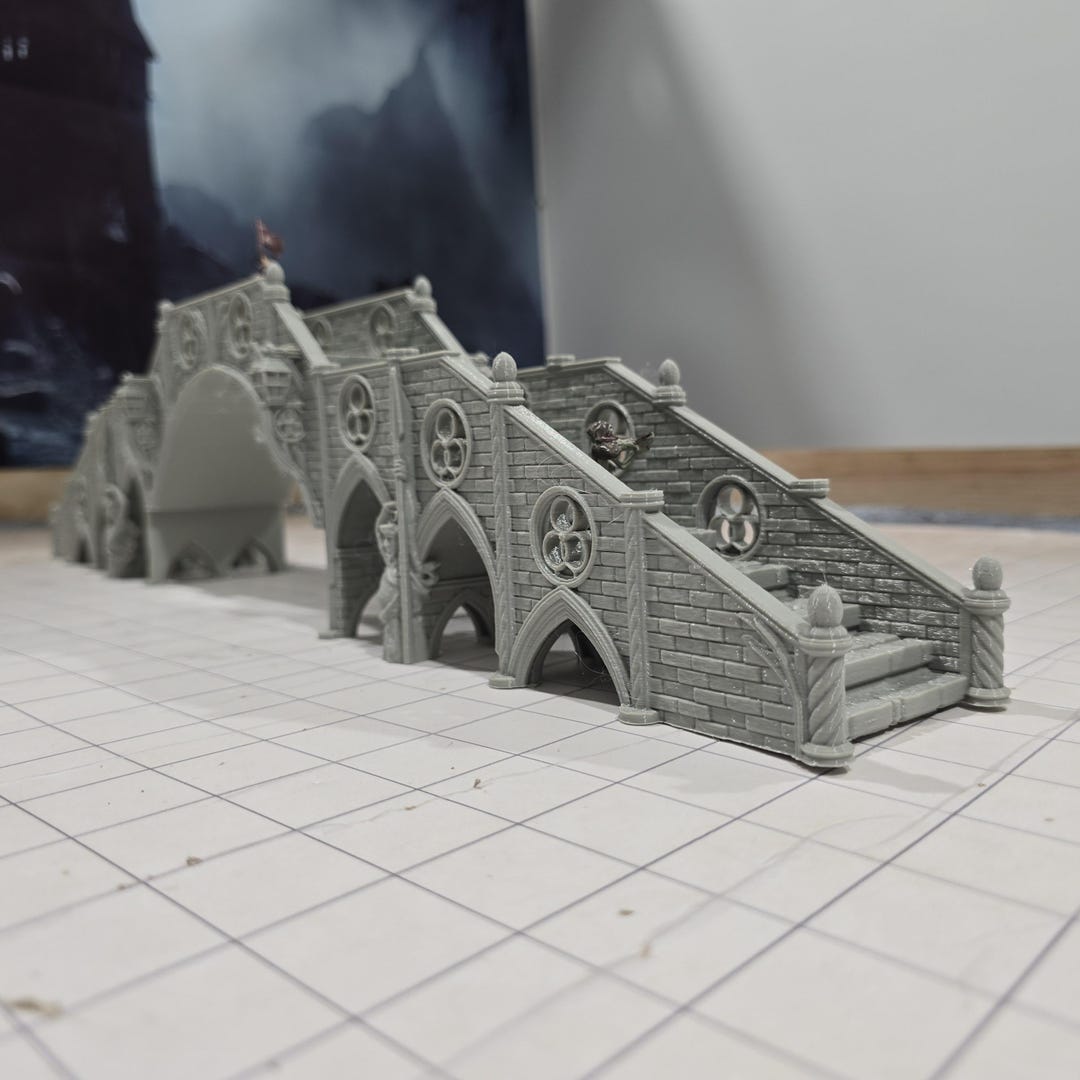 Bridge of the India, Water Spire, Archway, Medieval Bridge Model ...