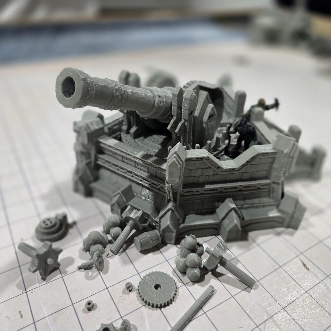 Dwarf Cannon Bunker: Medieval Fantasy Fortification for Tabletop Rpgs ...