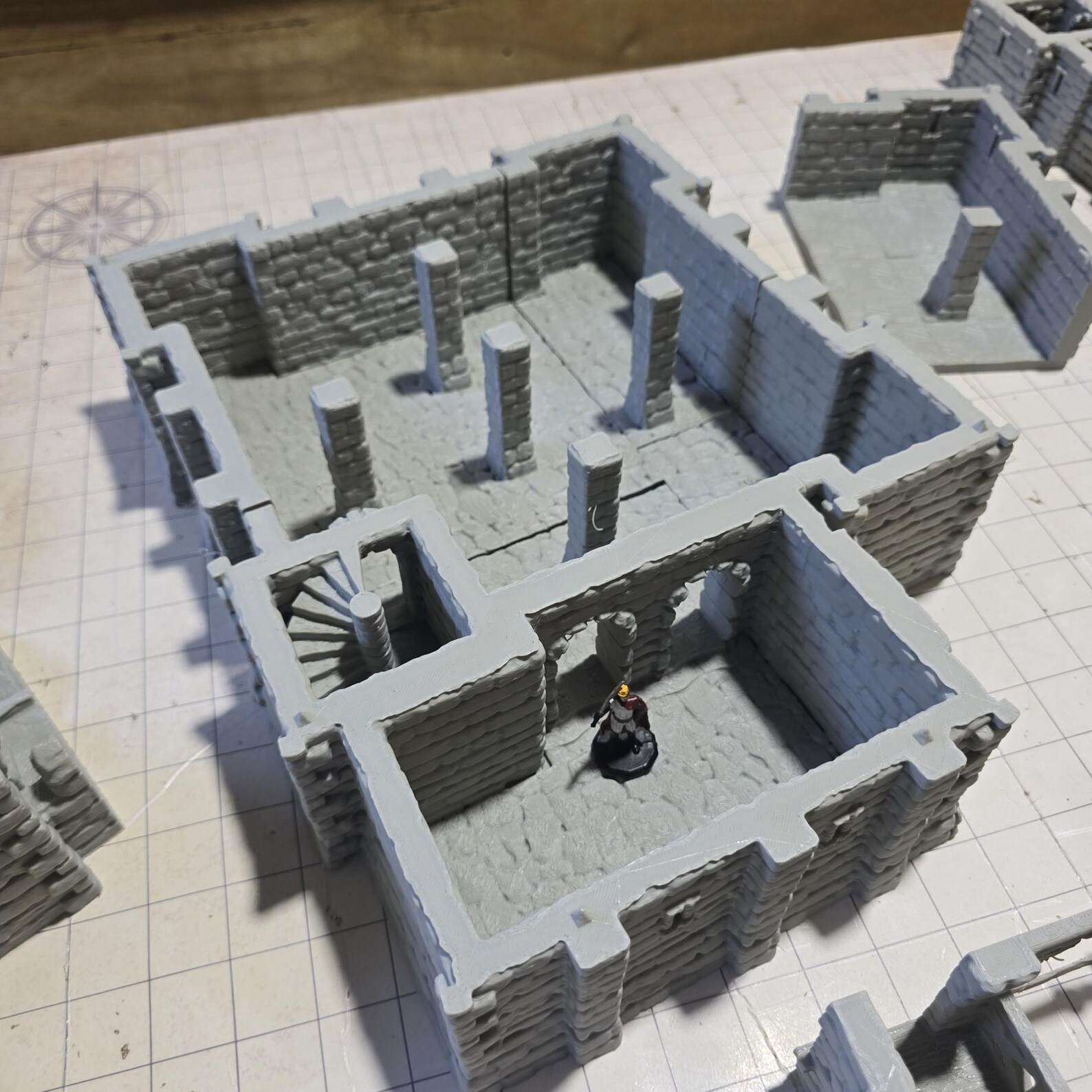 Old Norman Keep: 12th Century Stone Castle Tabletop Terrain Model - Etsy