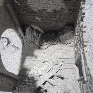 Ruined Farmhouse for Dnd, Pathfinder, Bolt Action, Revolutionary War ...