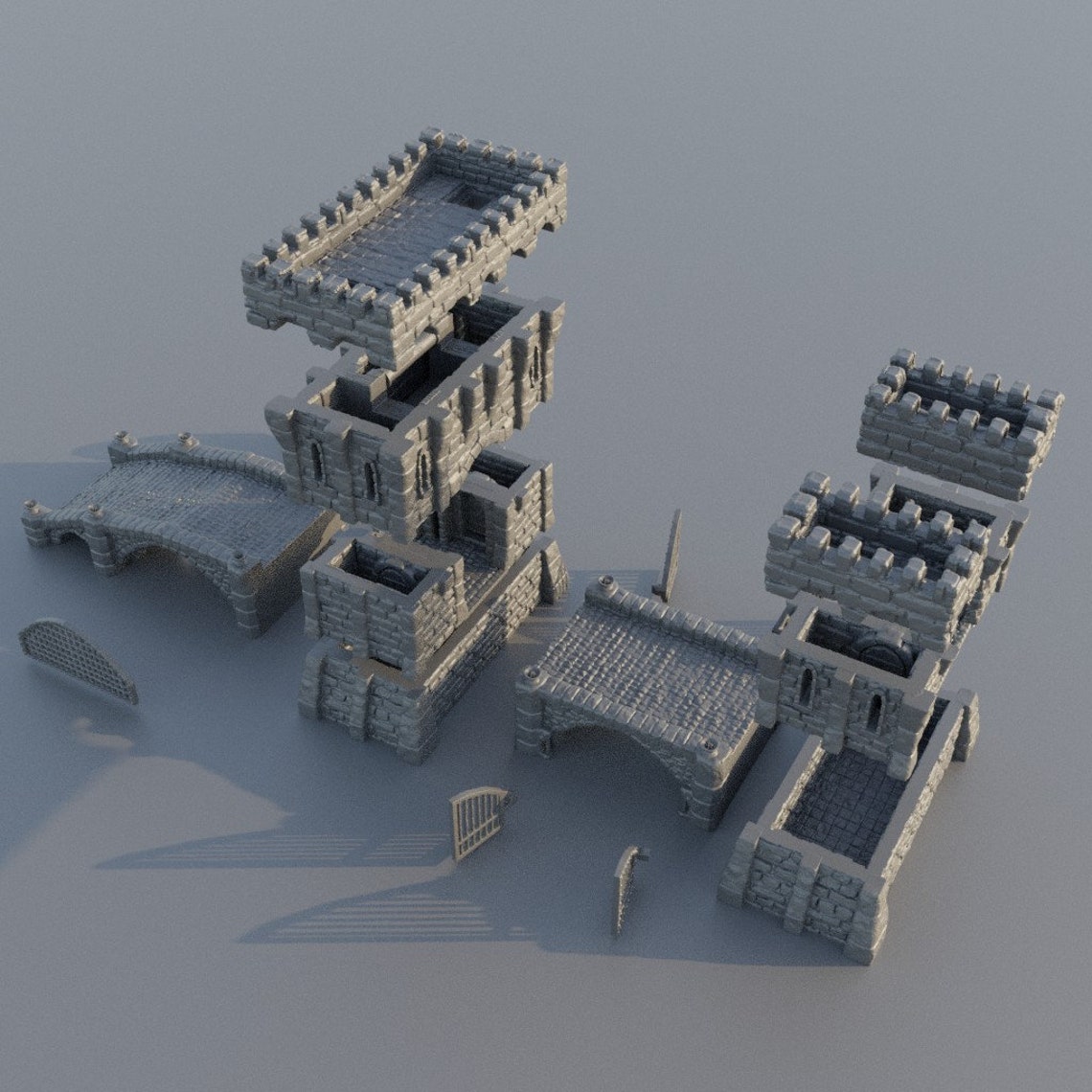 River Patrol Bridge River Gate River Defense Defense Tower - Etsy