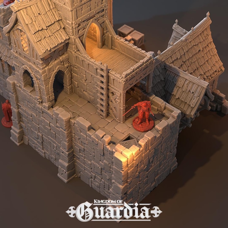 Medieval Archery School: Tabletop RPG Terrain - D&D Wargame Fort - Etsy