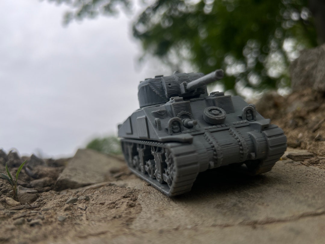 M4A3 Sherman, Tank, , Modern Warfare, Tabletop Terrain, WW2, - Etsy