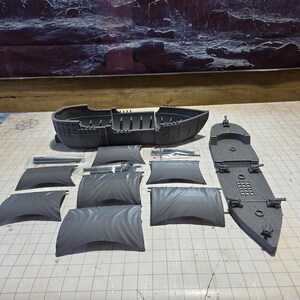 Ancrabourg Trade Ship, Three Masted Carrack, Pirate Ship, Galleon, Port ...