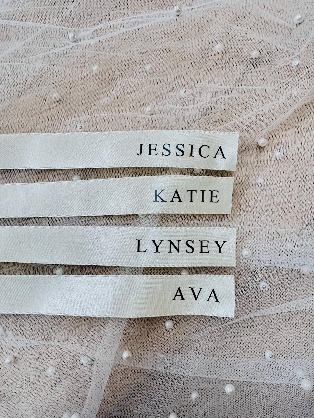Personalised HTV for Ribbon, Name Personalisation for Bows, Wedding ...