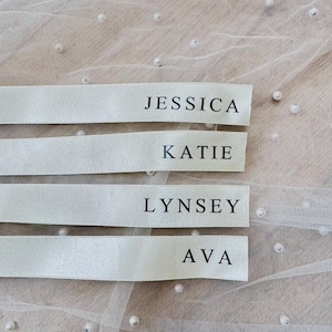 Personalised HTV for Ribbon, Name Personalisation for Bows, Wedding ...