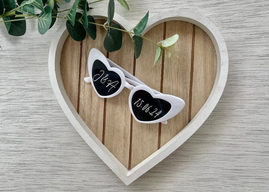 Personalised Sunglasses Sticker, Wedding Sunglasses Decal, DIY ...