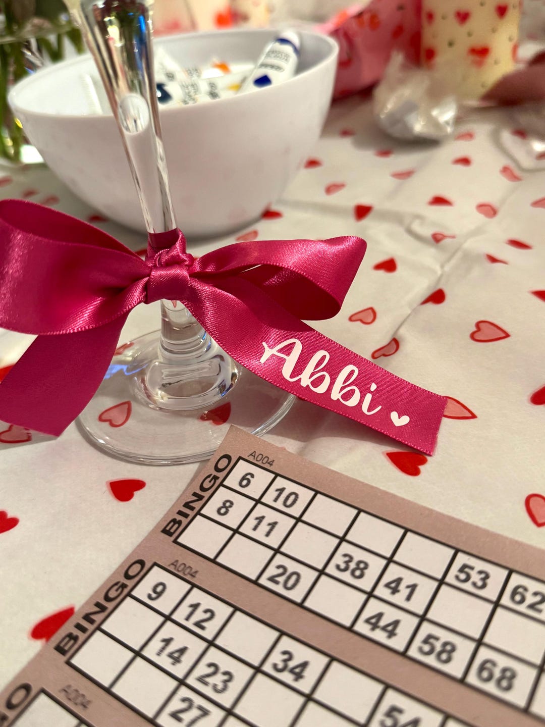 Personalised HTV for Ribbon, Name Personalisation for Bows, Wedding ...