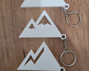 Mountain Keychain - Etsy