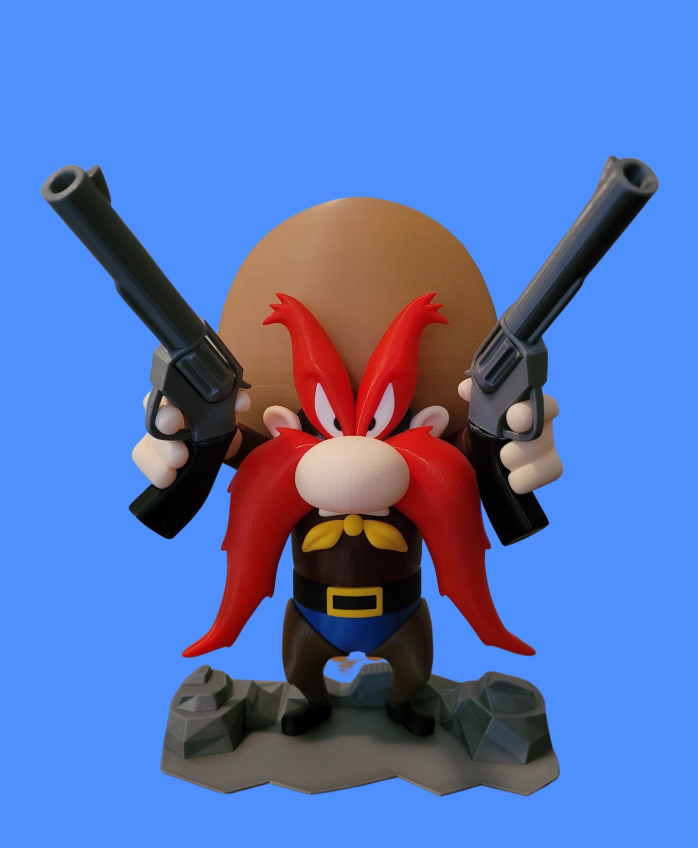 3D Printed Yosemite Sam - Etsy
