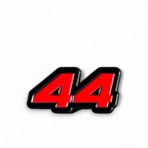 Lewis Hamilton Number 44 Enamel Pin Badge (red) - 2025 Ferrari F1 ...