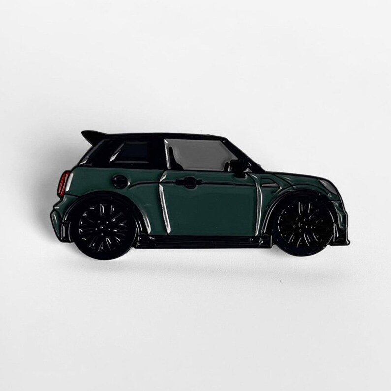 MINI Cooper S / JCW in British Racing Green Enamel Car Pin - Etsy
