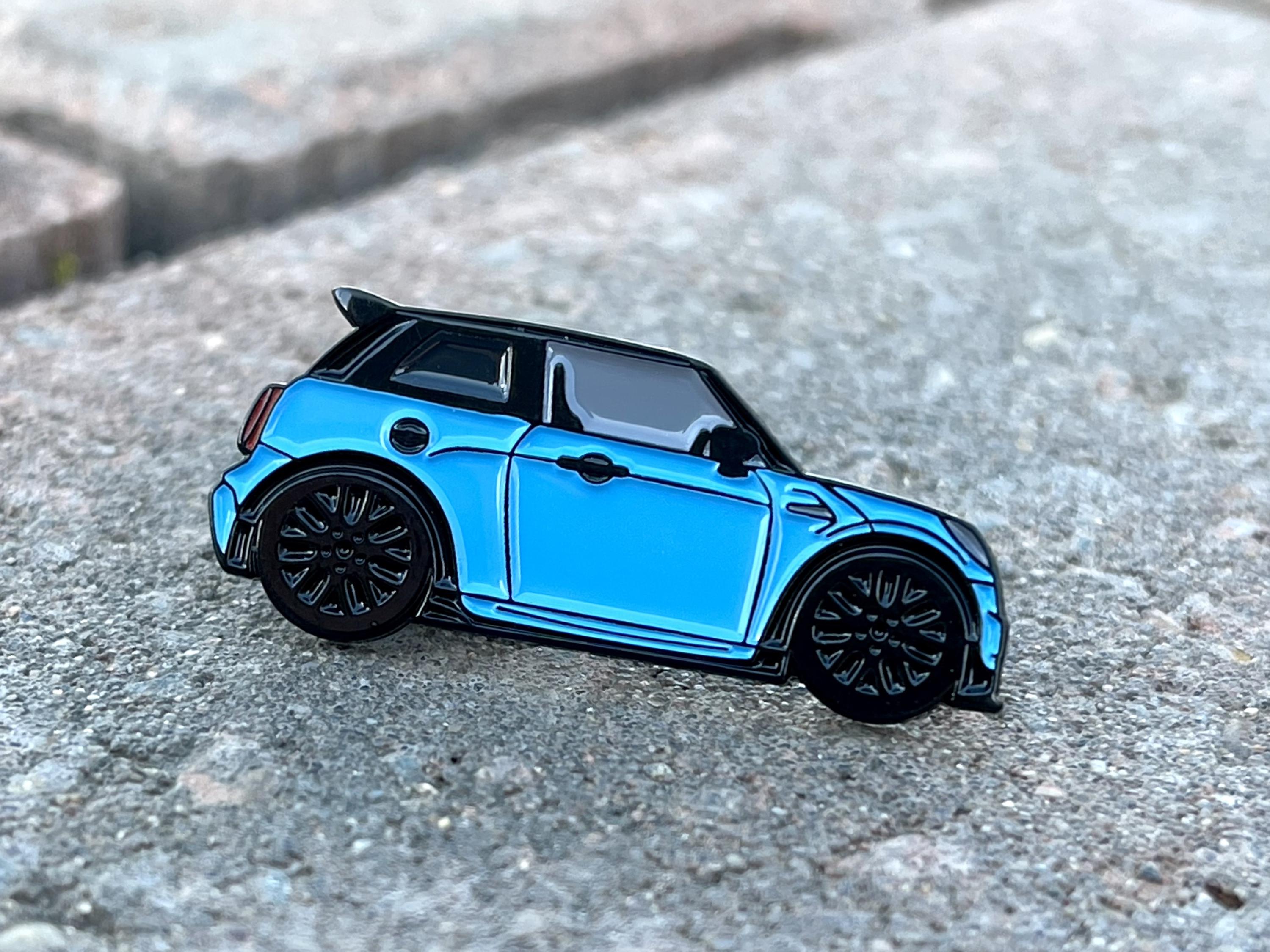 MINI Cooper S / JCW in Blue - Enamel Car Pin - Etsy