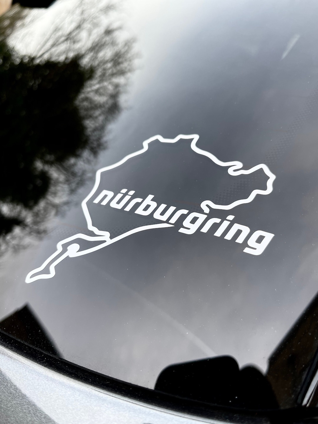 Nurburgring Track Sticker Car Transfer Decal white - Etsy