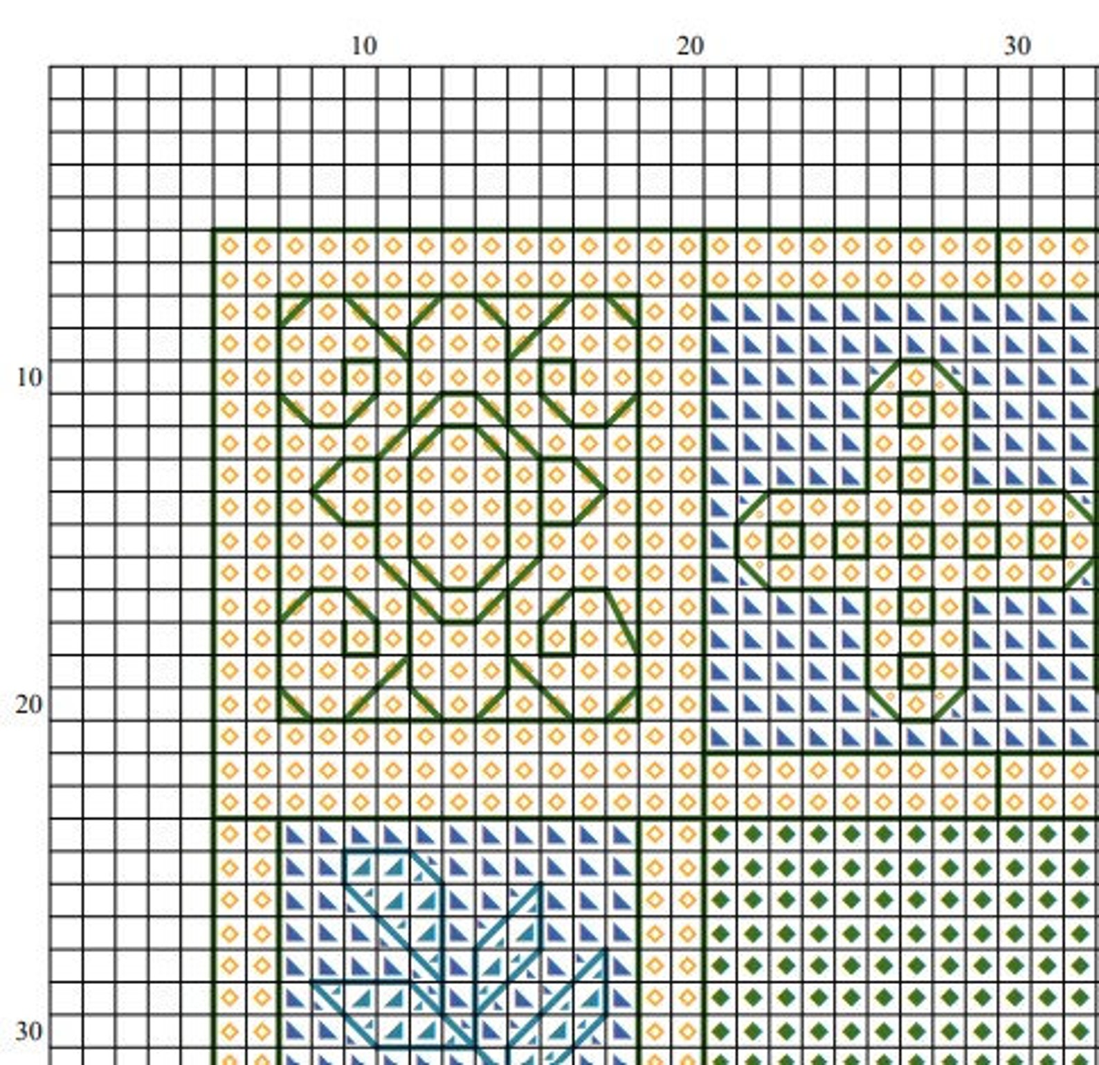 The Jungle Book Cross Stitch Chart Pattern 14 Count 16 Cm X 18 Cm DMC ...